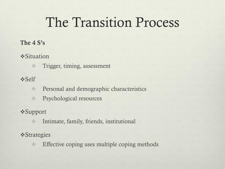 PPT - Schlossberg ’ s Transition Theory PowerPoint Presentation - ID ...