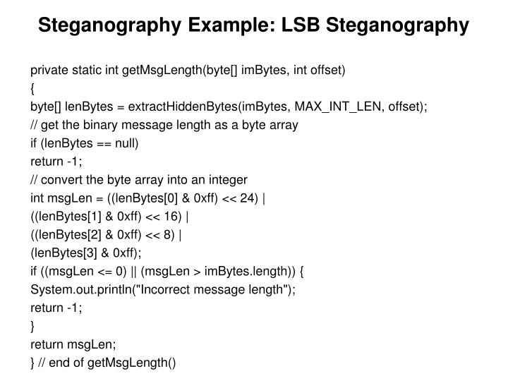 PPT - Steganography PowerPoint Presentation - ID:5126123
