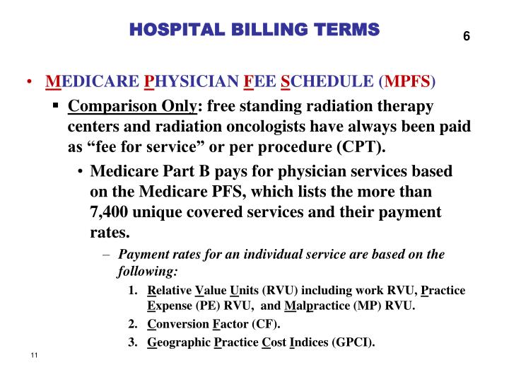 PPT - HOSPITAL BILLING For Radiation Therapy PowerPoint Presentation ...