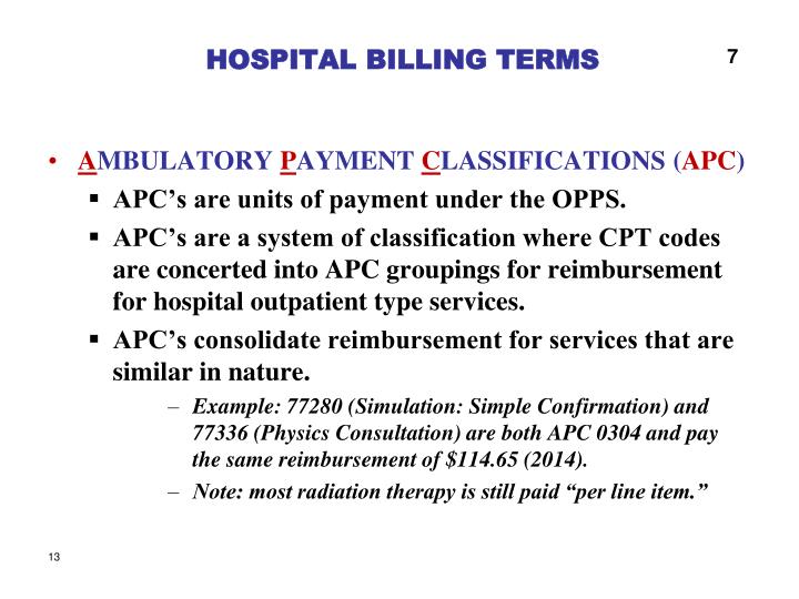 PPT - HOSPITAL BILLING For Radiation Therapy PowerPoint Presentation ...