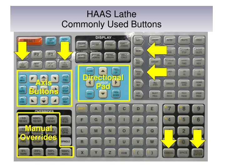 PPT - HAAS LATHE PANEL TUTORIAL PowerPoint Presentation - ID:5127038