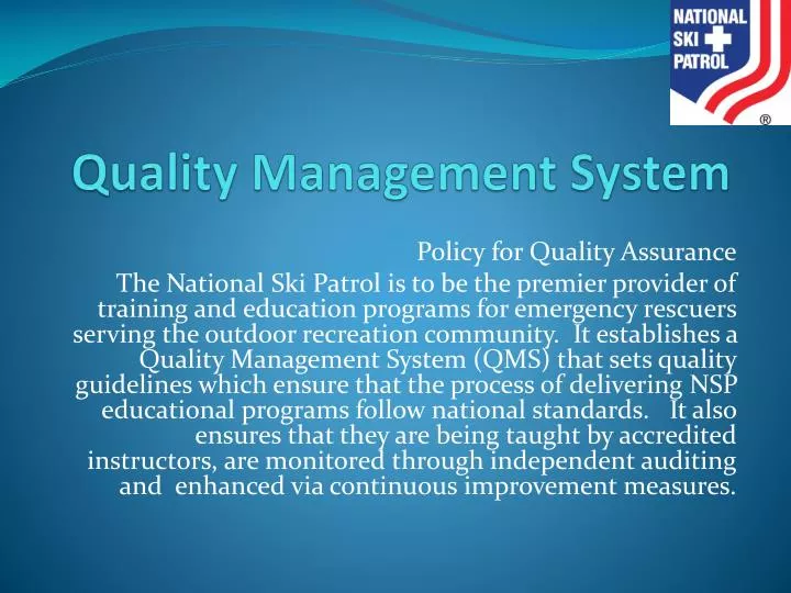 PPT - Quality Management System PowerPoint Presentation, free download ...