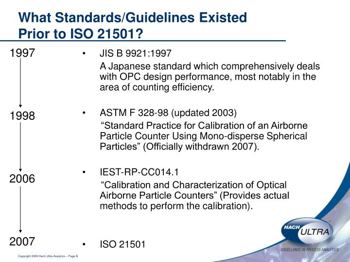 PPT - New Regulations Concerning Airborne Particle Counters PowerPoint ...
