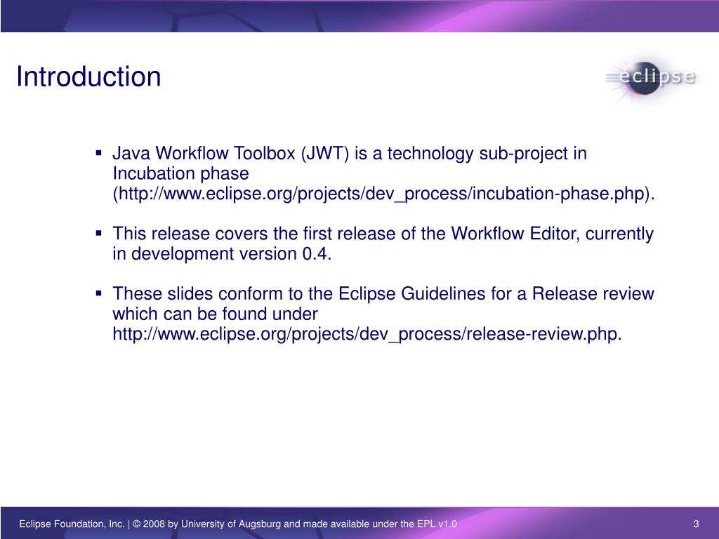 Ppt Java Workflow Toolbox Jwt Release Review Workflow Editor V04 Powerpoint Presentation