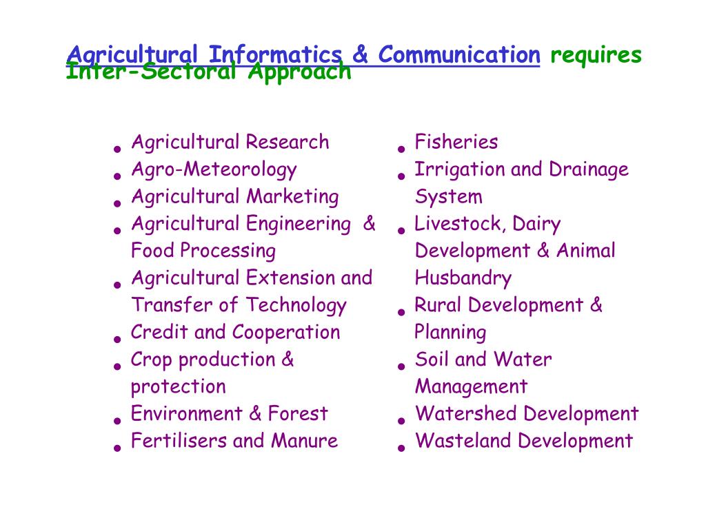 PPT - Designing Information Systems in Agriculture PowerPoint ...