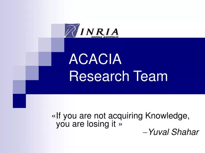 PPT - ACACIA Research Team PowerPoint Presentation, free download - ID ...