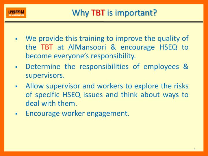 PPT - Toolbox Talk (TBT) PowerPoint Presentation - ID:5133010