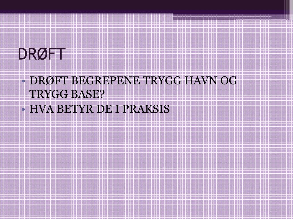PPT - God barnehagekvalitet for de yngste barna PowerPoint Presentation ...