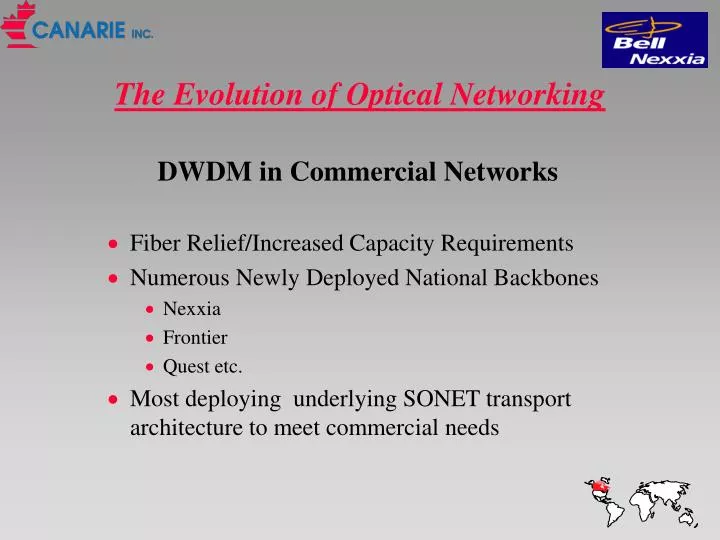 PPT - The Evolution of Optical Networking PowerPoint Presentation, free ...