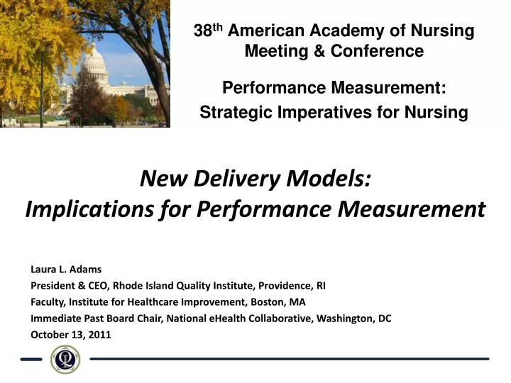 PPT - New Delivery Models: Implications for Performance Measurement ...