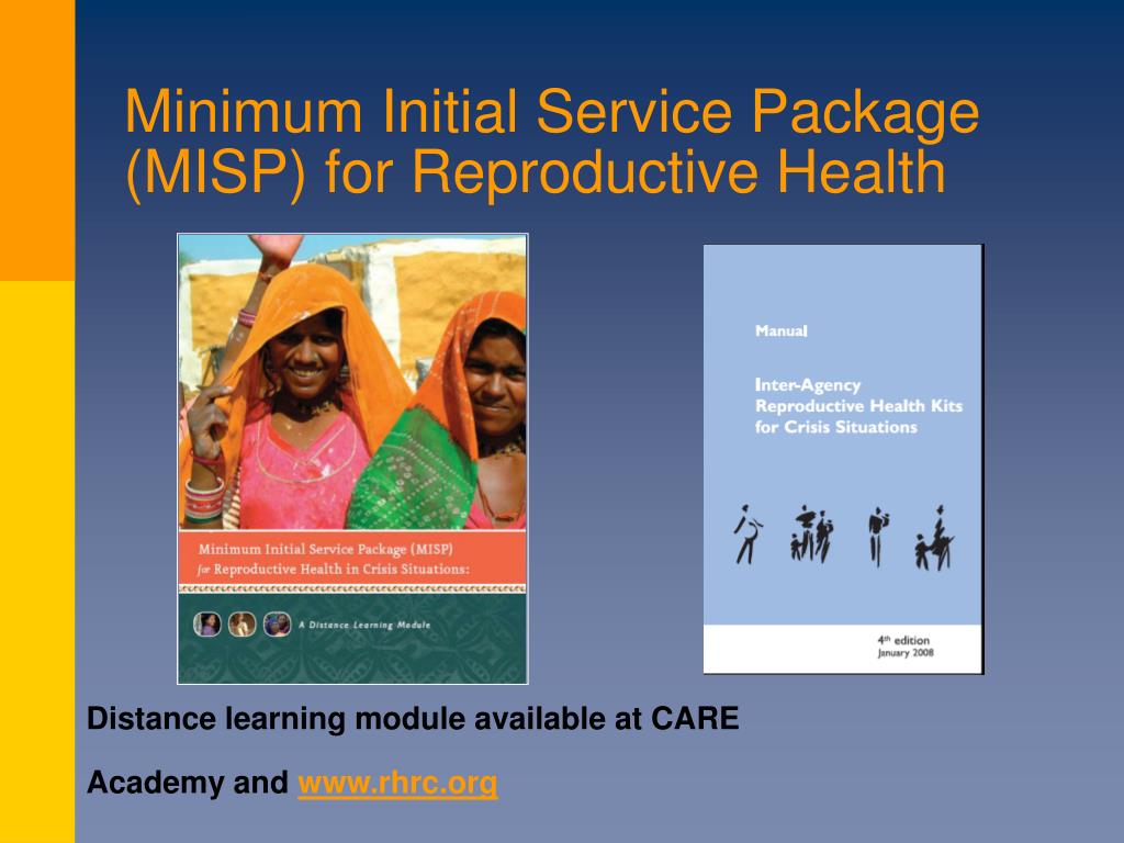 PPT - Sexual Reproductive Health (SRH) in Emergencies / RAISE ...