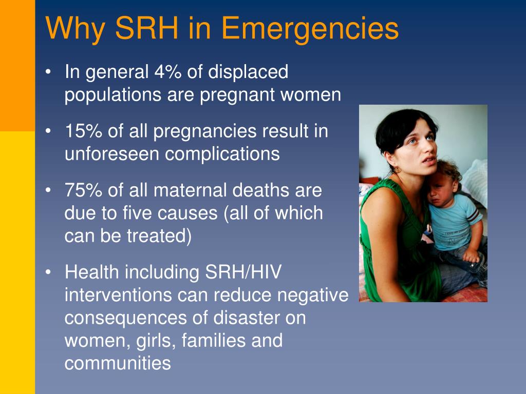 PPT - Sexual Reproductive Health (SRH) in Emergencies / RAISE ...
