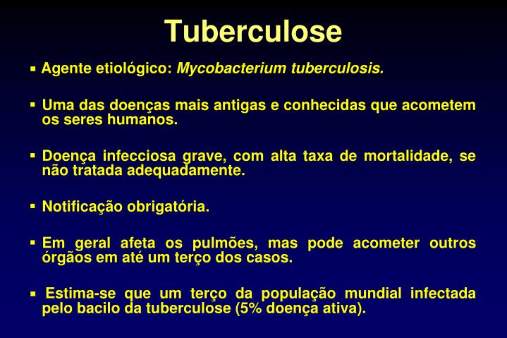 PPT - TUBERCULOSE PowerPoint Presentation - ID:5134601