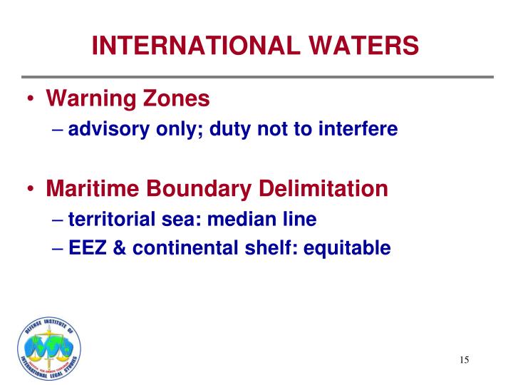 PPT - LAW OF THE SEA: LEGAL DIVISIONS & COASTAL STATE RIGHTS PowerPoint ...