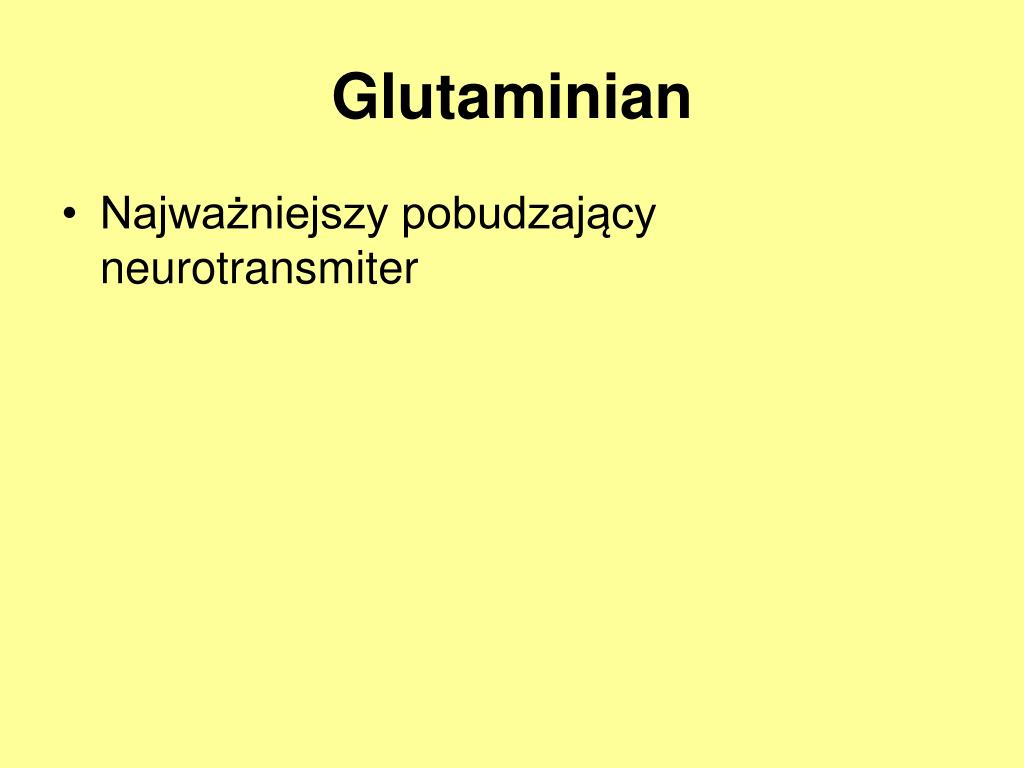 PPT - Neurotransmitery, klasyfikacja, synteza, dezaktywacja, wychwyt ...