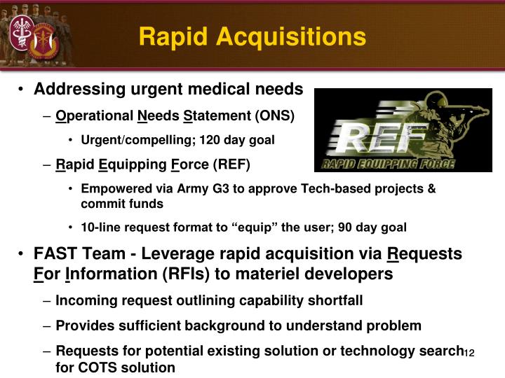 PPT - FAST-FWD: Overview of AMEDD Integration with the Deployed RDECOM ...