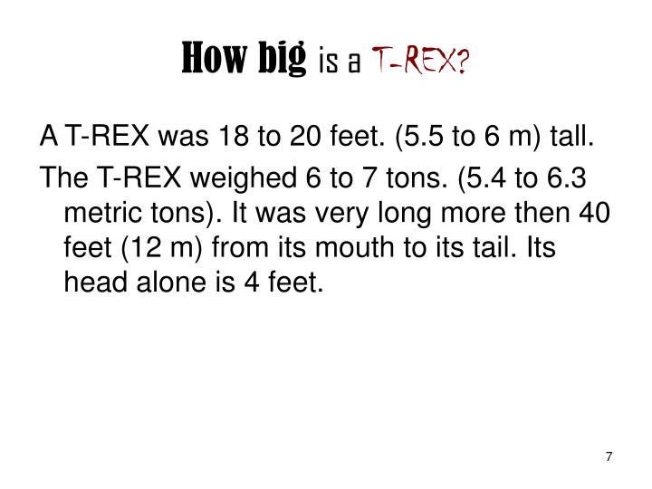PPT - Tyrannosaurus Rex PowerPoint Presentation - ID:5136384
