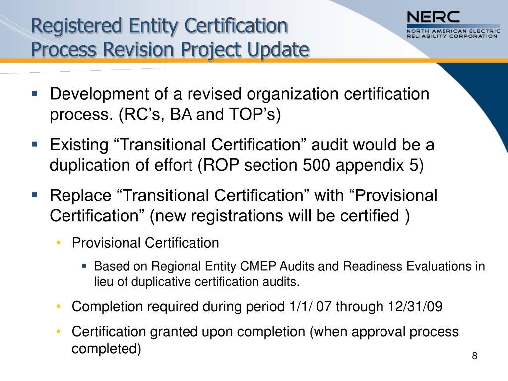 PPT - NERC Compliance Monitoring and Enforcement Program Update March ...