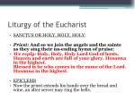 PPT - Parts of the Mass PowerPoint Presentation - ID:5137143