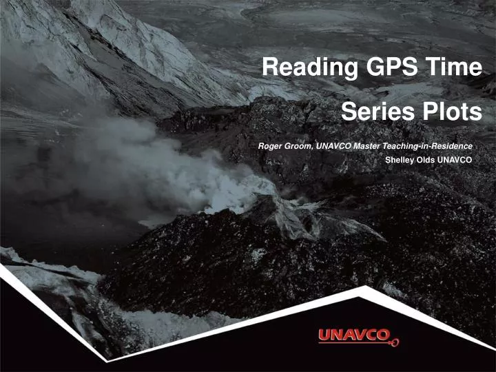 PPT - Reading GPS Time Series Plots PowerPoint Presentation, free ...
