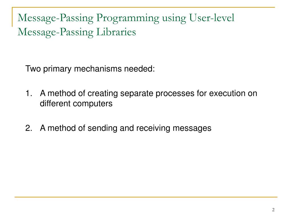 Ppt Parallel And Distributed Processing Lecture 5 Message Passing Computing Powerpoint