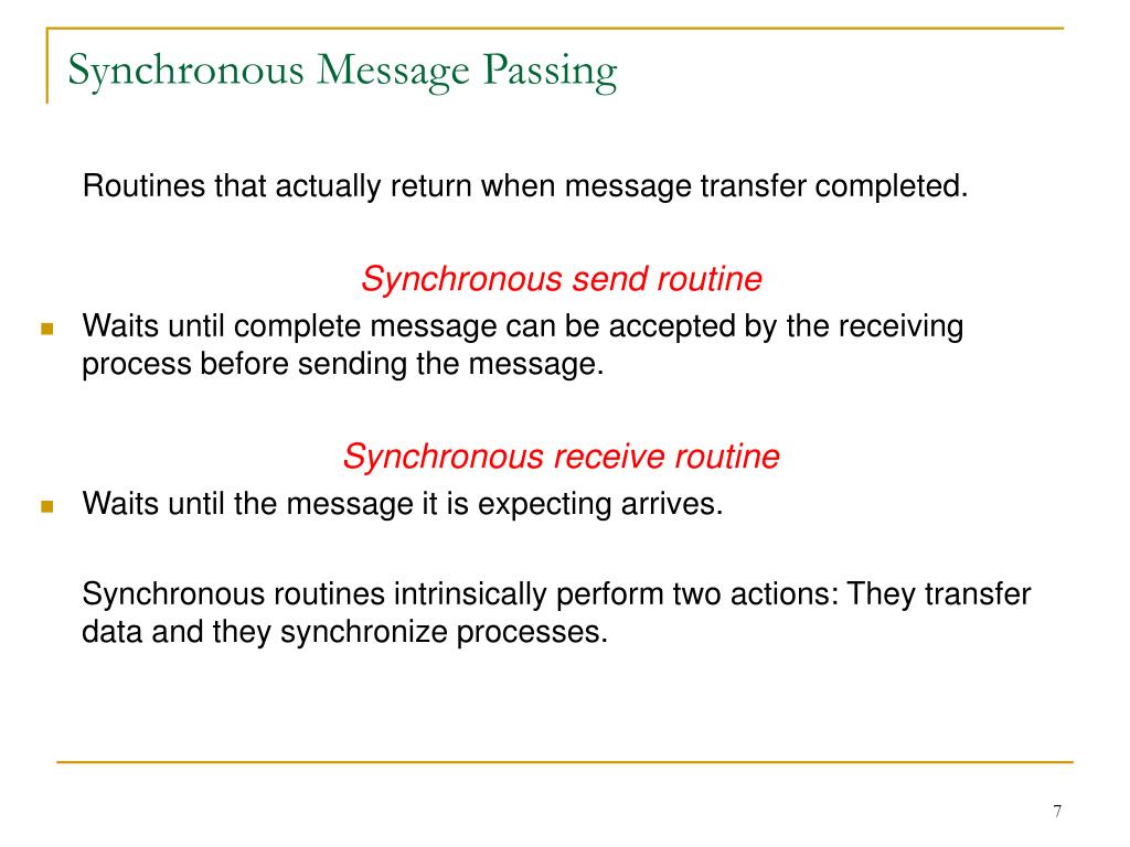 Ppt Parallel And Distributed Processing Lecture 5 Message Passing Computing Powerpoint