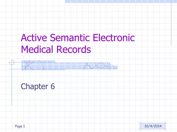 PPT - Active Semantic Electronic Medical Records PowerPoint ...