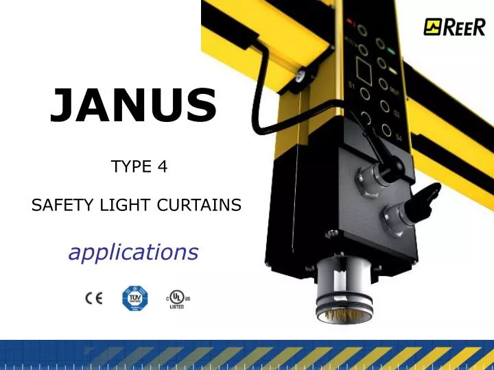 PPT - JANUS TYPE 4 SAFETY LIGHT CURTAINS applications PowerPoint ...