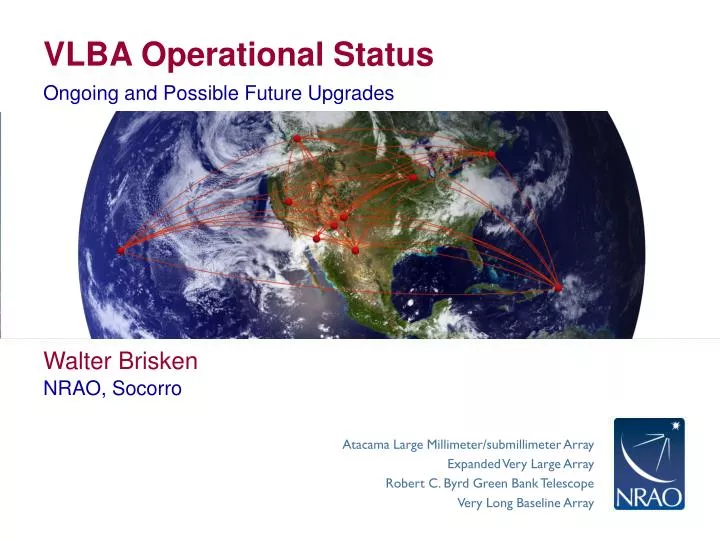 PPT - VLBA Operational Status PowerPoint Presentation, free download ...