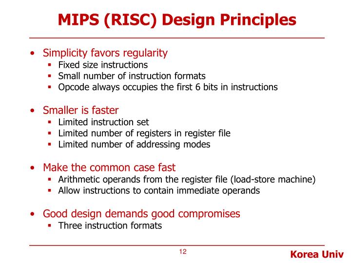 PPT - Lecture 8. MIPS Instructions #1 – Arithmetic and Logical ...
