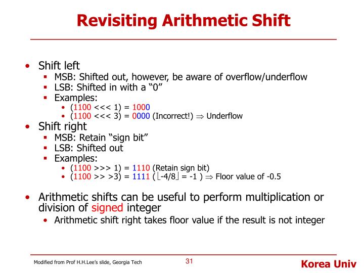 PPT - Lecture 8. MIPS Instructions #1 – Arithmetic and Logical ...