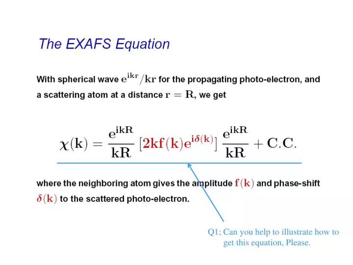 PPT - Q1; Can you help to illustrate how to get this equation, Please ...