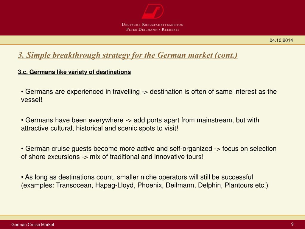 PPT - The German Cruise Market A Growth Story PowerPoint Presentation ...