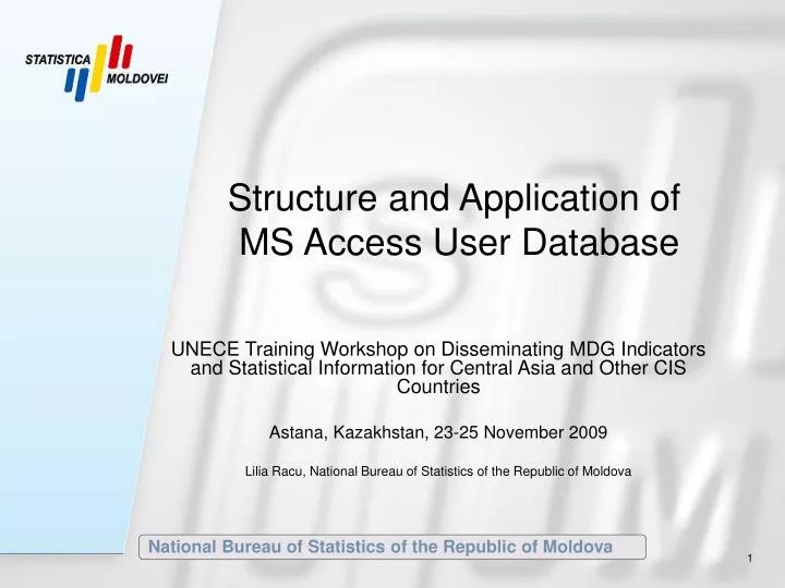 PPT - Structure and Application of MS Access User Database PowerPoint ...