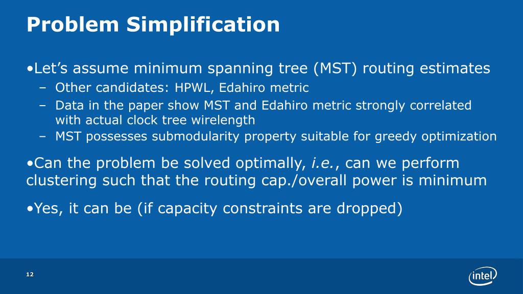 Ppt An Efficient Clustering Algorithm For Low Power Clock Tree Synthesis Powerpoint