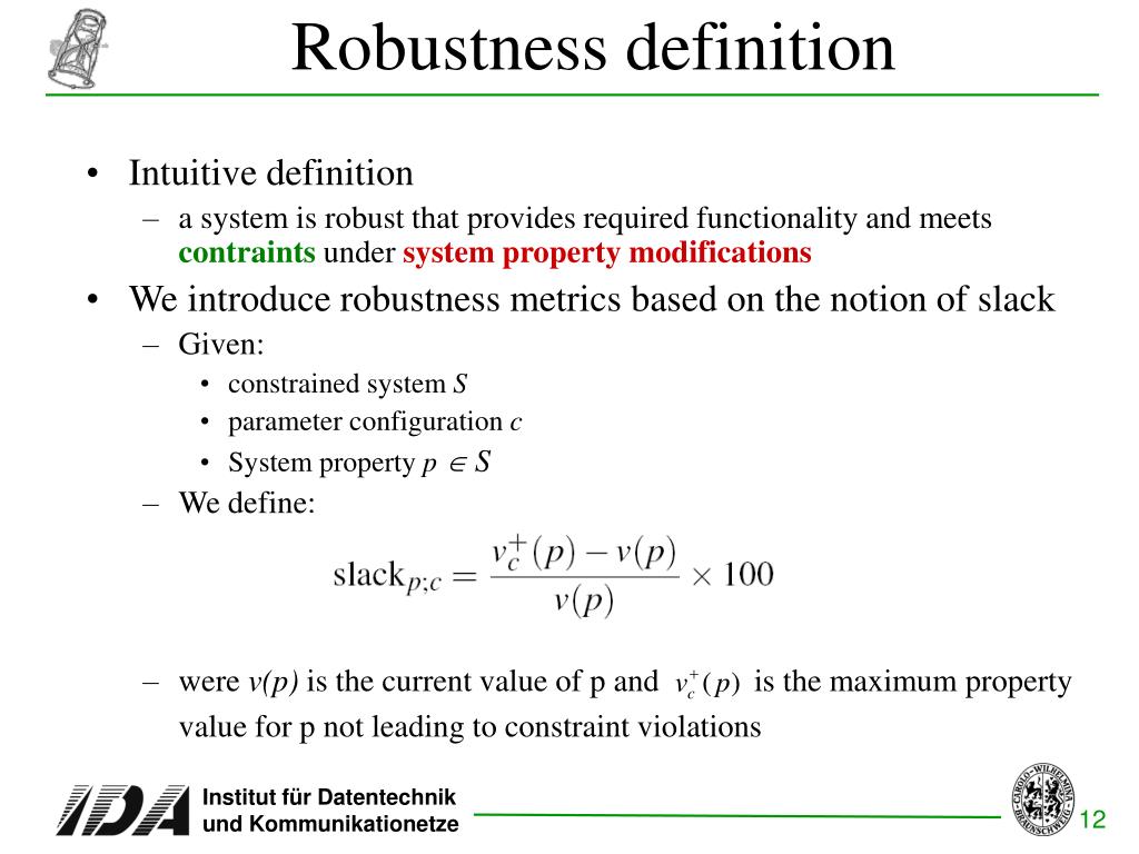 PPT - Sensitivity Analysis & System Robustness Maximization Short ... PPT - Sensitivity Analysis & System Robustness Maximization Short ...