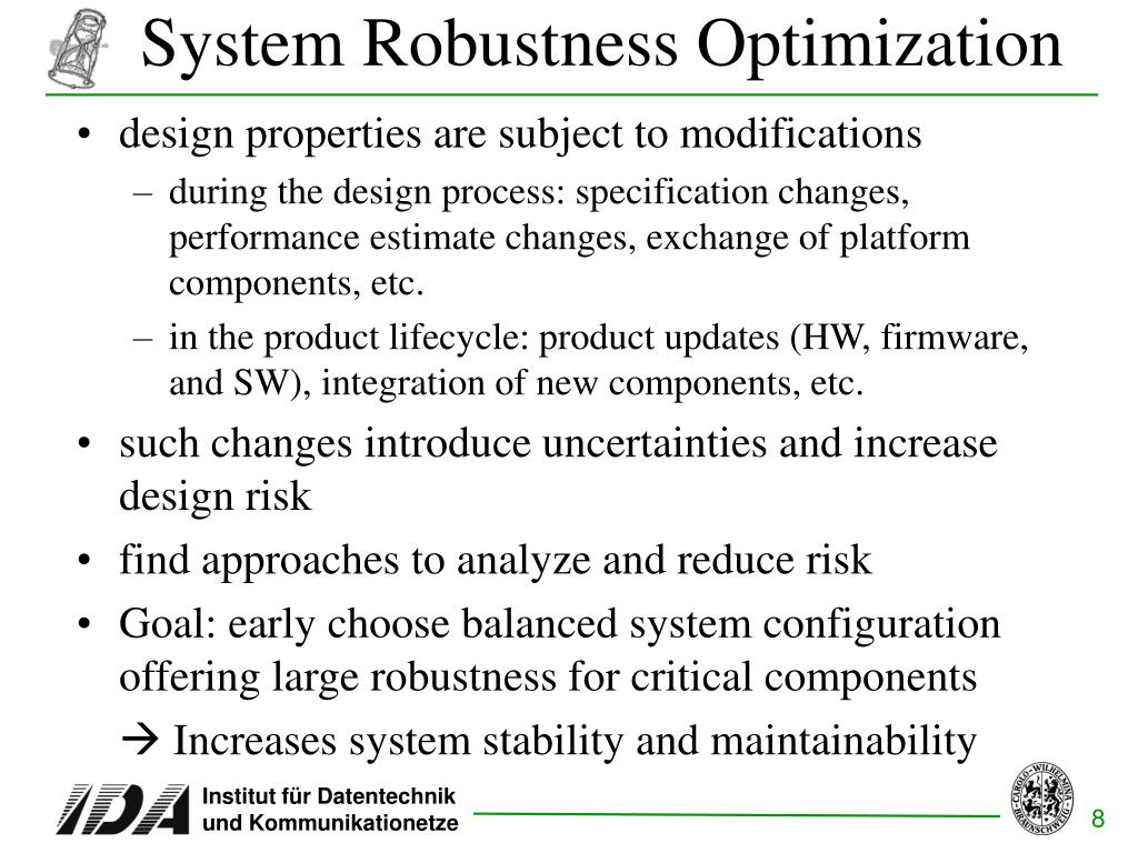 PPT - Sensitivity Analysis & System Robustness Maximization Short ... PPT - Sensitivity Analysis & System Robustness Maximization Short ...