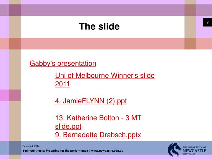 PPT - 3-Minute Thesis Competition PowerPoint Presentation - ID:5141870