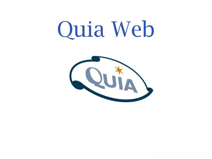 PPT - Quia Web PowerPoint Presentation, free download - ID:5142088