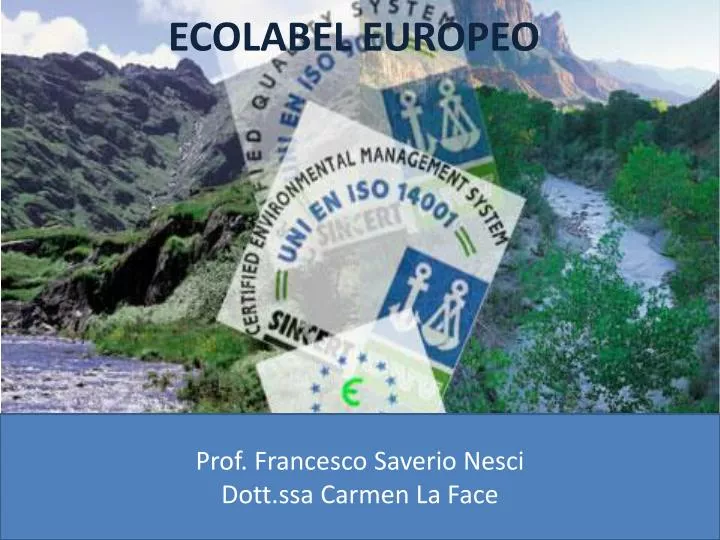 PPT - ECOLABEL EUROPEO PowerPoint Presentation, free download - ID:5142520