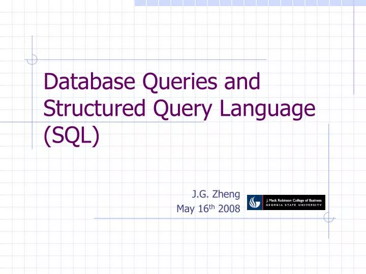 Ppt Database Queries And Structured Query Language Sql Powerpoint Presentation Id5143176