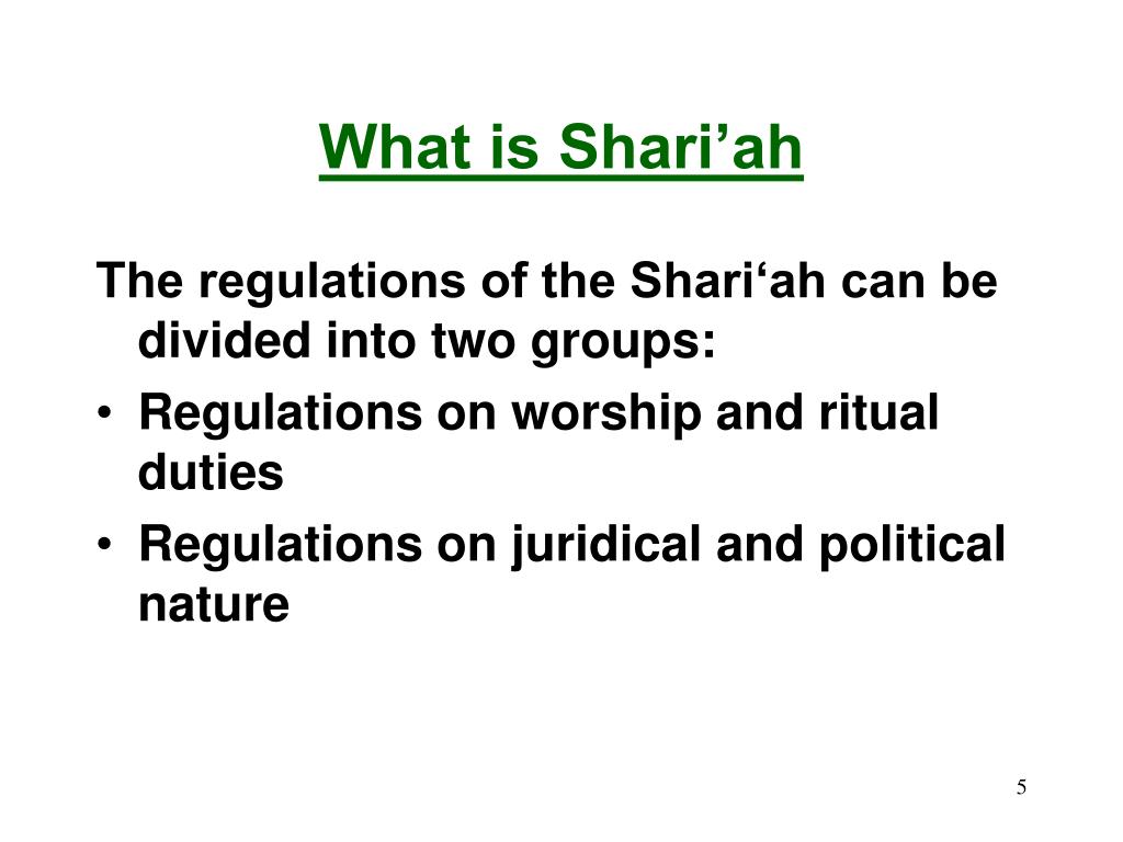 PPT - Sources of Islamic Shari’ah Principles of Islamic Economics ...