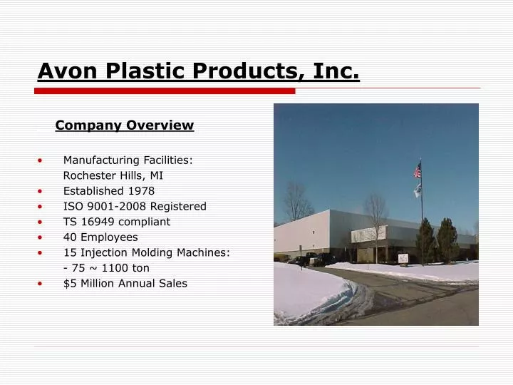 PPT - Avon Plastic Products, Inc. PowerPoint Presentation, free ...