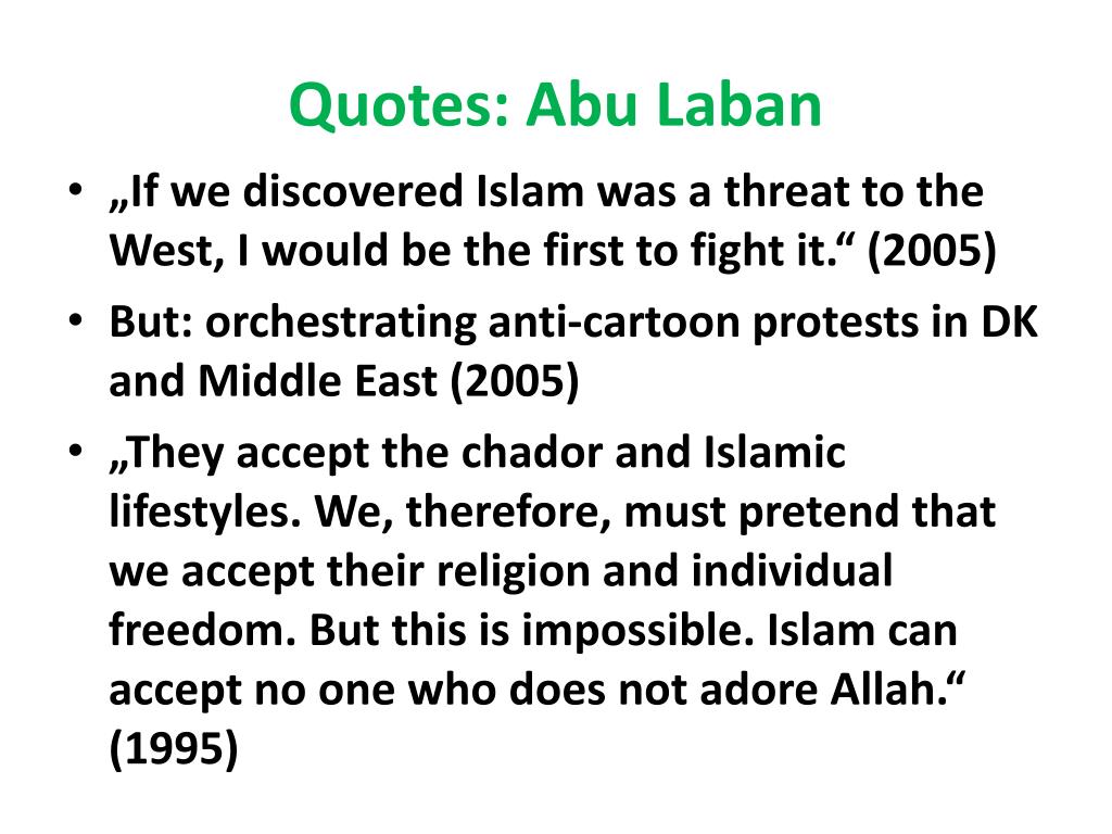 PPT - Engaging Political Islam: An Option for Europe‘s Centre Right ...
