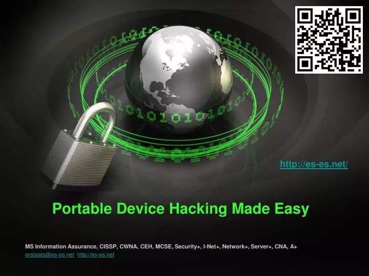 PPT - Portable Device Hacking Made Easy PowerPoint Presentation, free ...