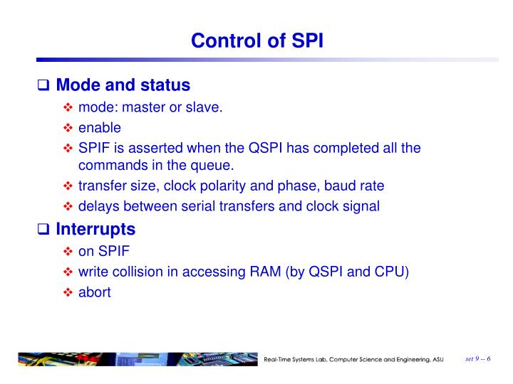 PPT - Inter-chip Serial Communication: SPI and I 2 C PowerPoint ...