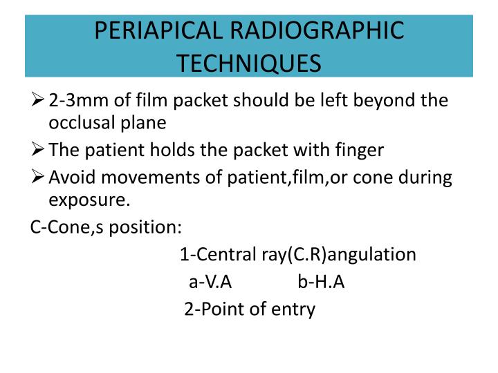 PPT - RADIOGRAPHIC TECHNIQUES PowerPoint Presentation - ID:5146150