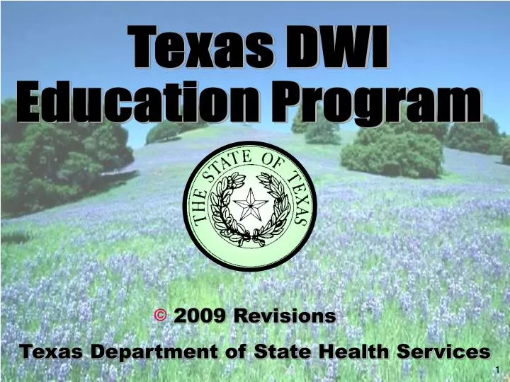 PPT - 2009 Revisions Texas Department of State Health Services ...