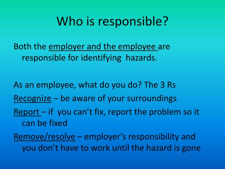 PPT - Workplace Hazards PowerPoint Presentation - ID:5146692