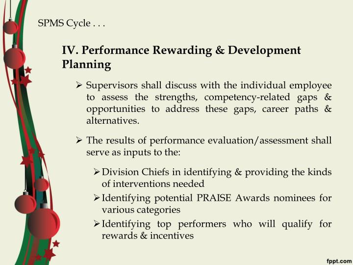 PPT - STRATEGIC PERFORMANCE MANAGEMENT SYSTEM (SPMS) PowerPoint ...